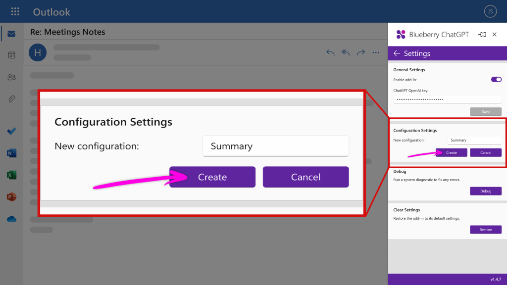 Support – ChatGPT for Outlook