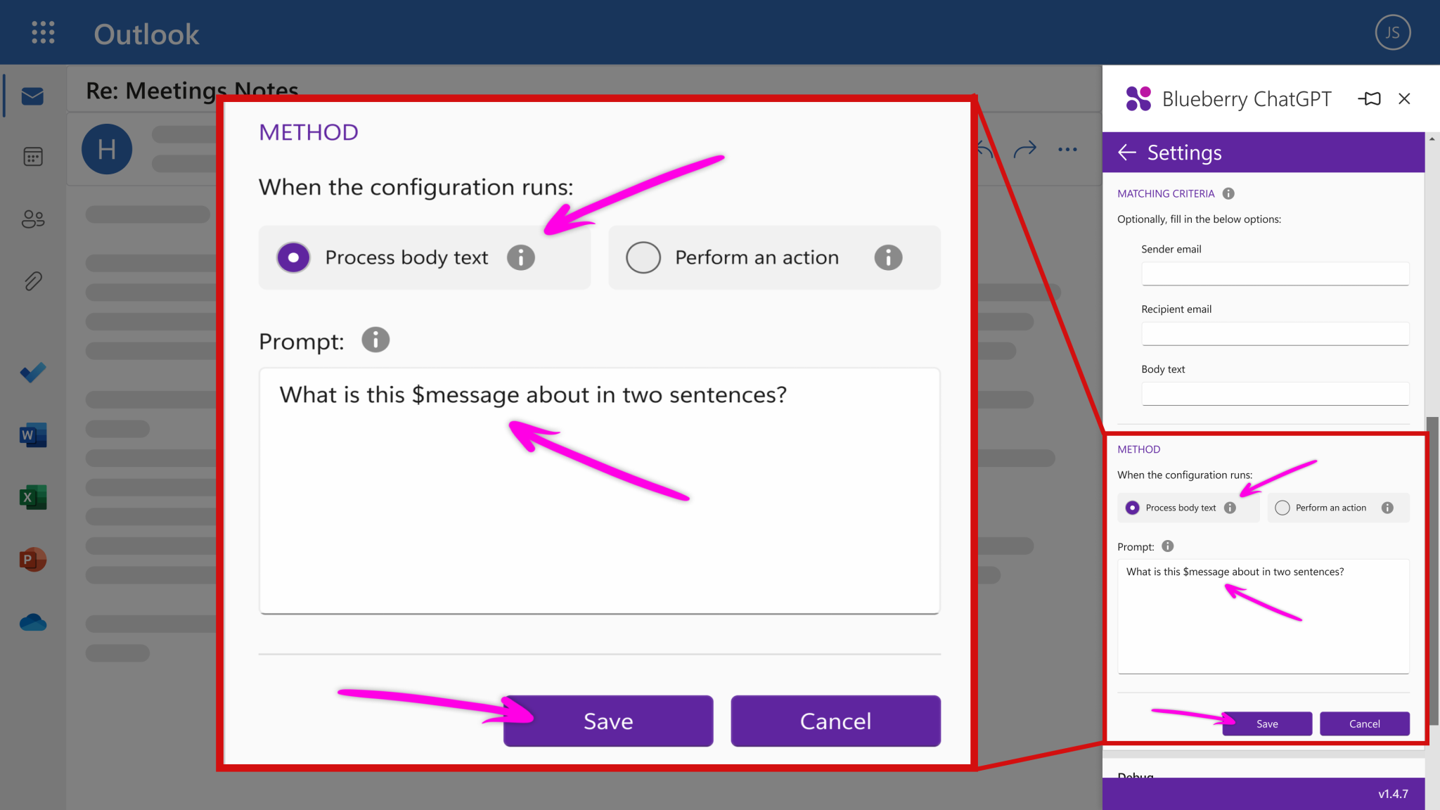 Support – ChatGPT for Outlook